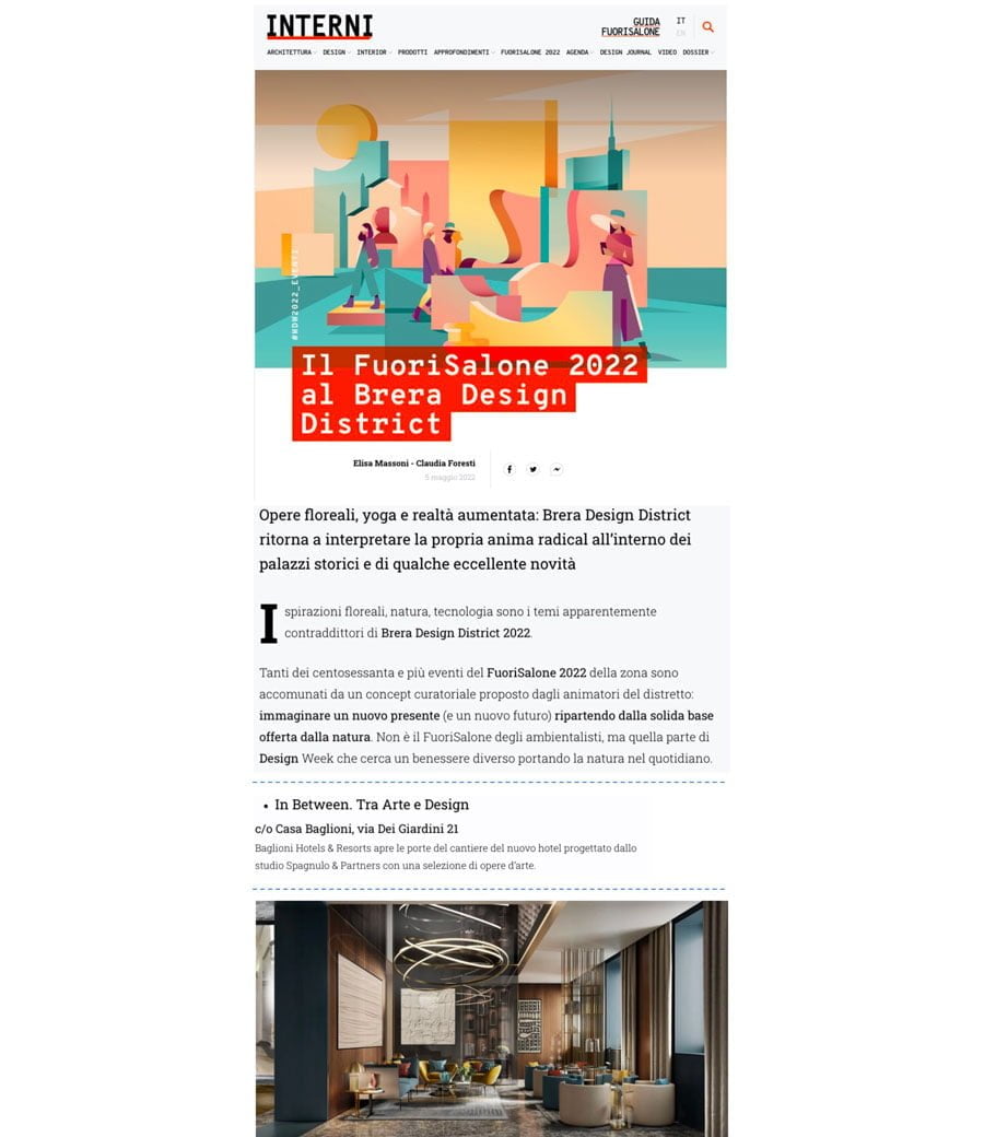 Interni Magazine Giugno 2022 - Spagnulo & Partners